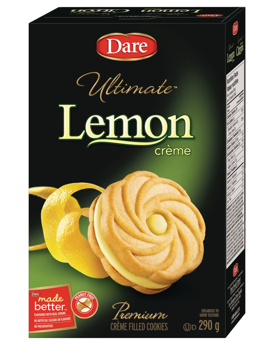 Dare Ultimate Lemon Cream Cookies - 290g – CanadianCatalog